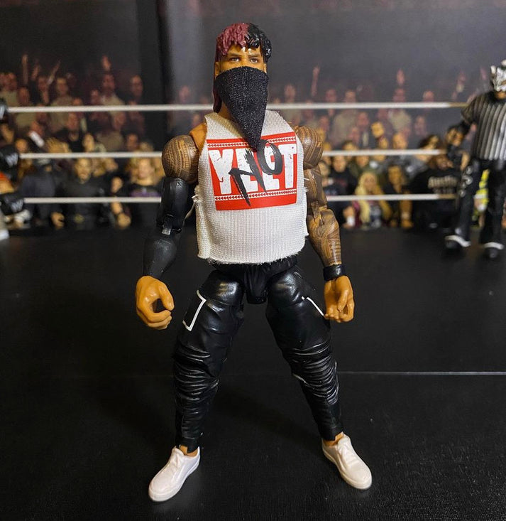 White No Yeet Custom Figure Shirt Wrestling Figure Shirts