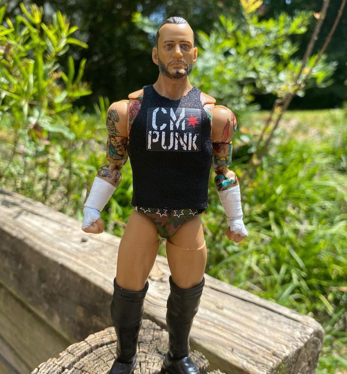 Punk Star Logo Custom Shirt – Wrestling Figure Shirts